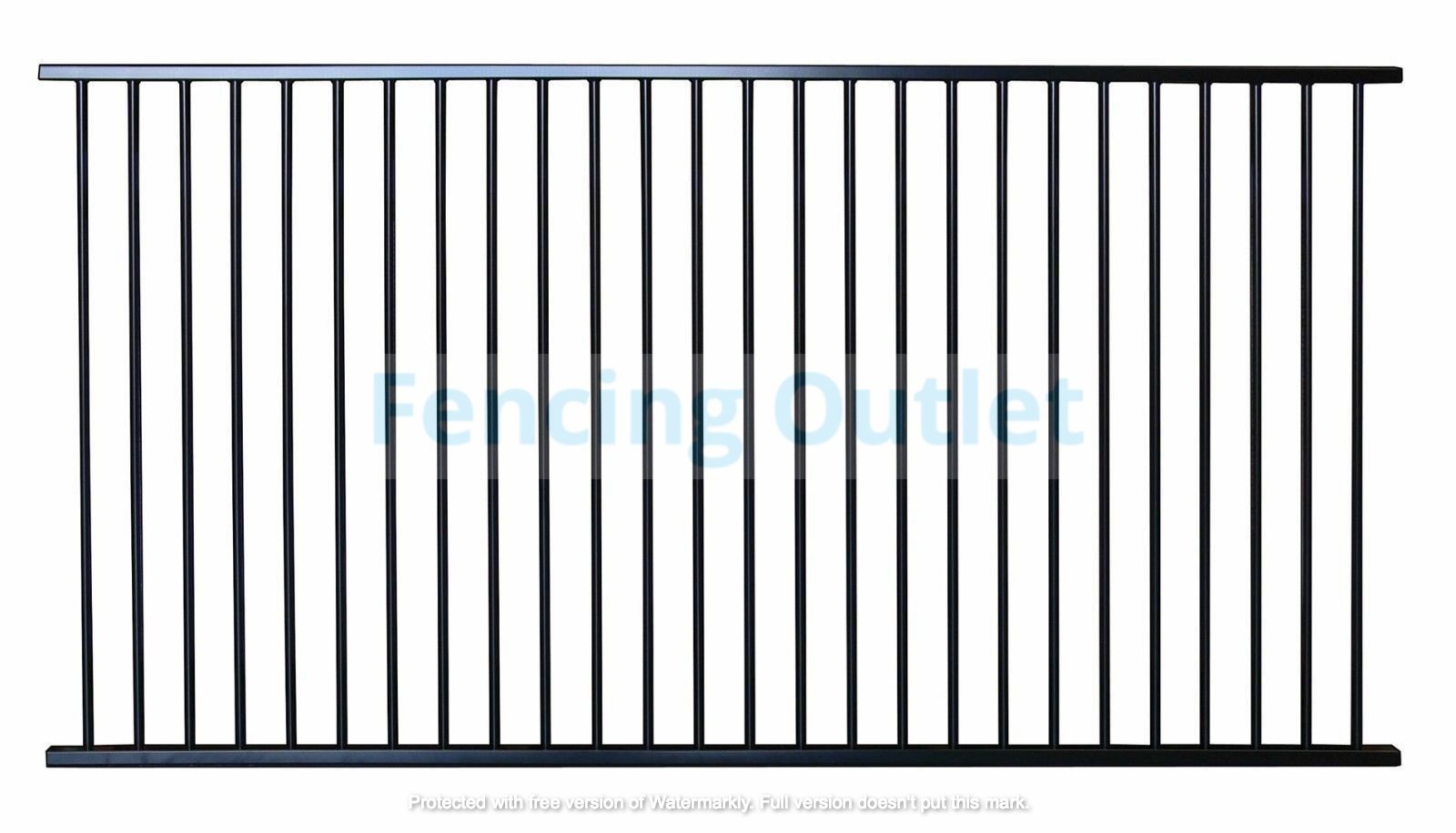 Protector Aluminium | 2400*1200 Alum Flat Top Black